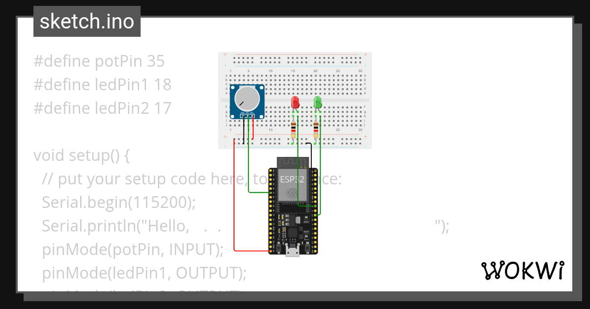 Lab5 - Wokwi ESP32, STM32, Arduino Simulator