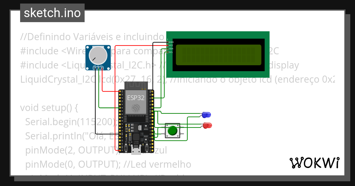 contador - Wokwi ESP32, STM32, Arduino Simulator
