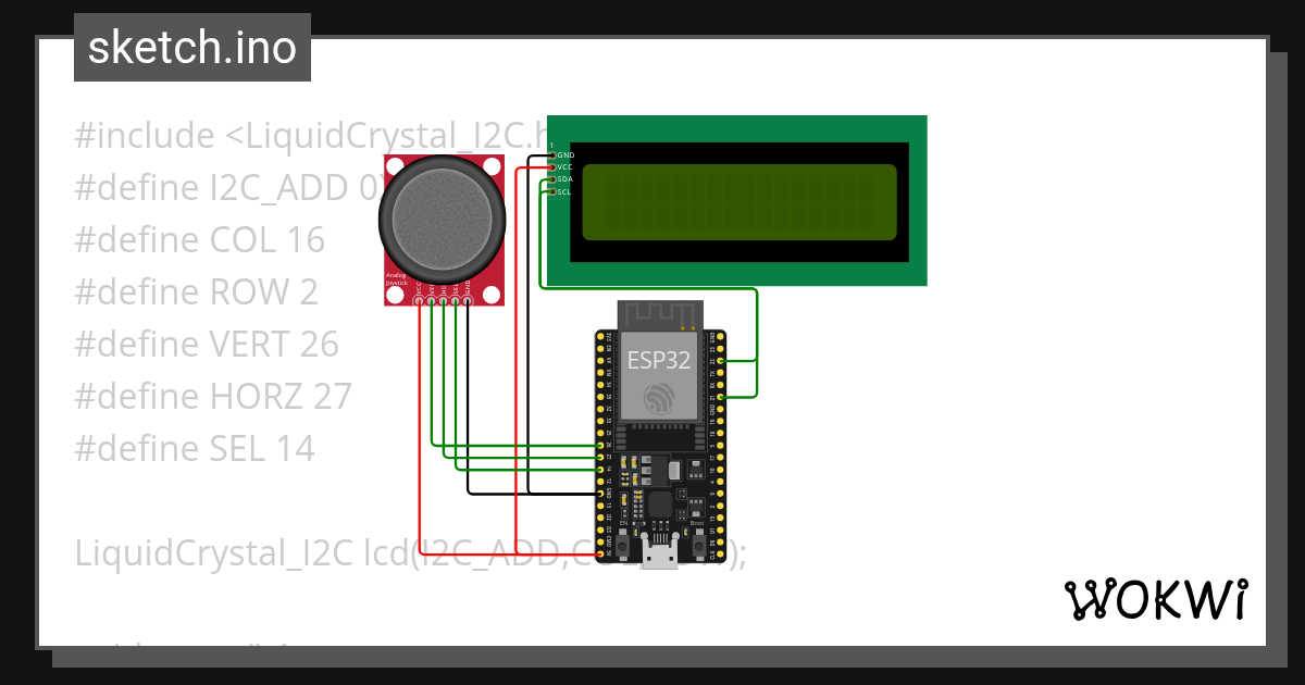joystick - Wokwi ESP32, STM32, Arduino Simulator