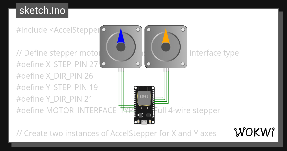 Frittate-Stepper-Simple - Wokwi ESP32, STM32, Arduino Simulator