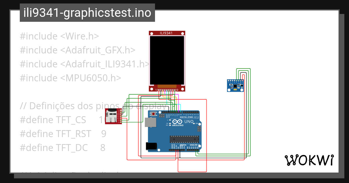 Artificial Horizon Pajero Ver2 - Wokwi ESP32, STM32, Arduino Simulator