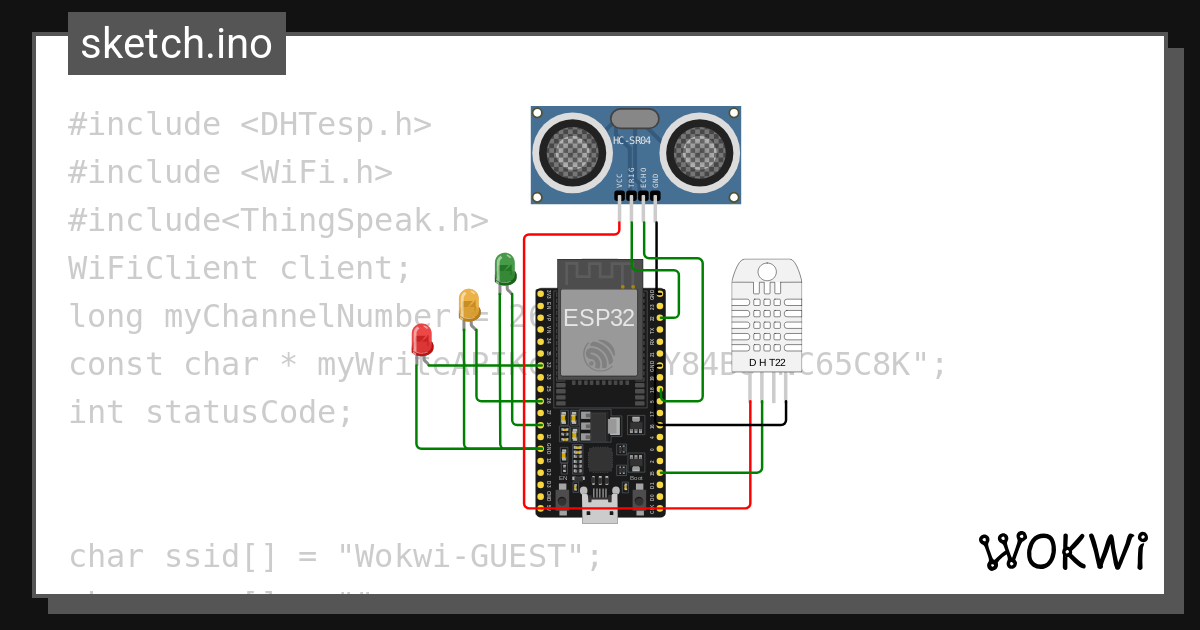 Thingspeak Andfinding Wokwi Esp32 Stm32 Arduino Simulator