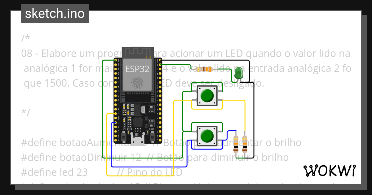 Q09 - Tiago Facanha - Wokwi ESP32, STM32, Arduino Simulator