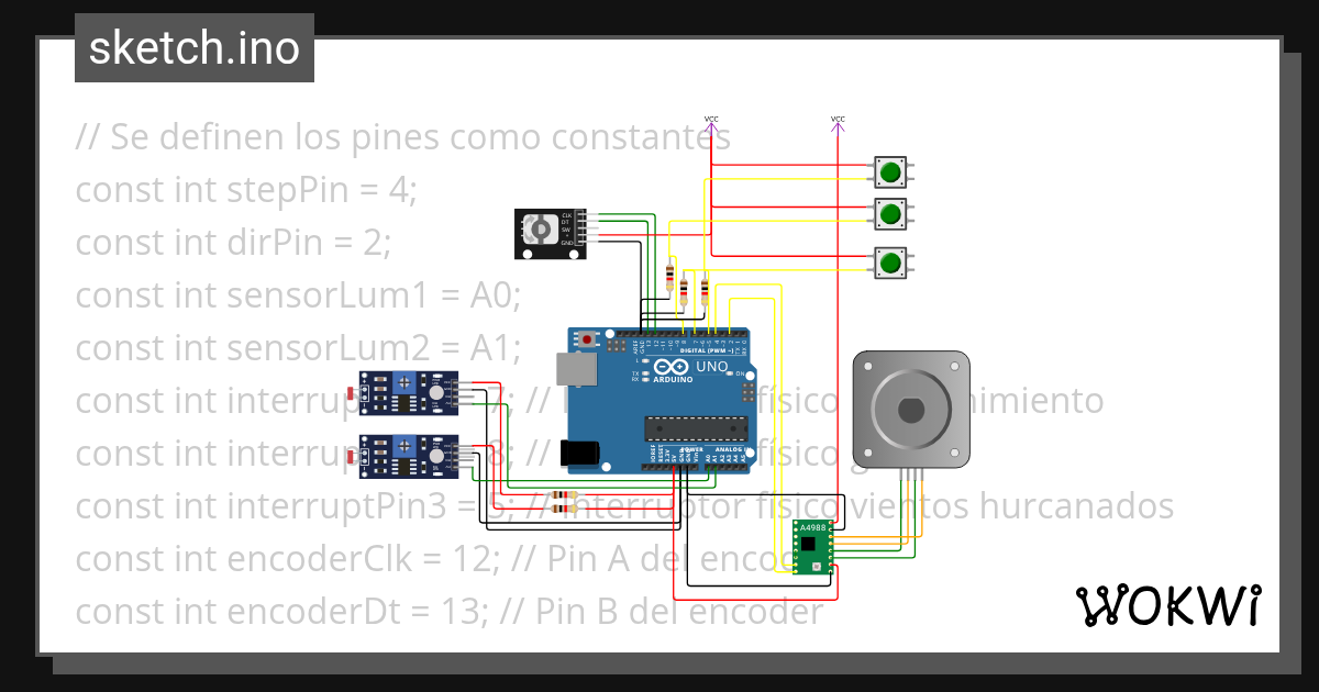 Tracker Solar Juan Bordachar Wokwi Esp32 Stm32 Arduino Simulator 
