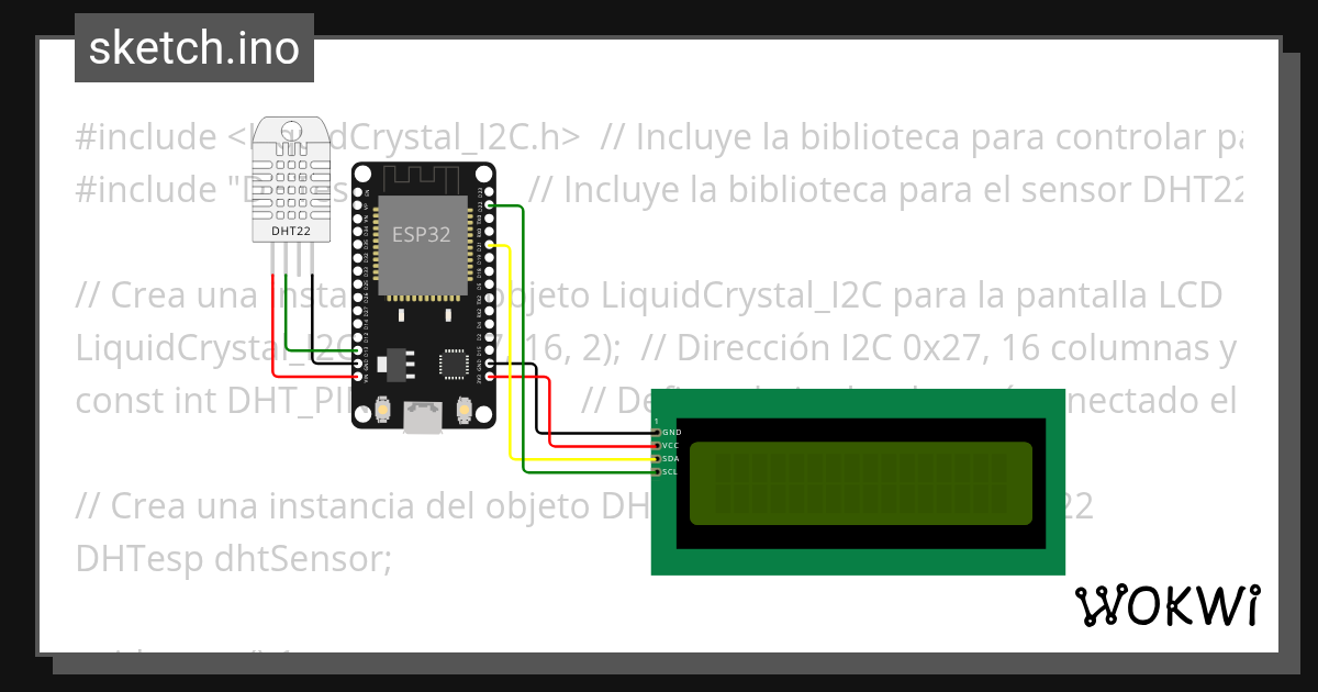 Project1 - Pantallas - Wokwi ESP32, STM32, Arduino Simulator