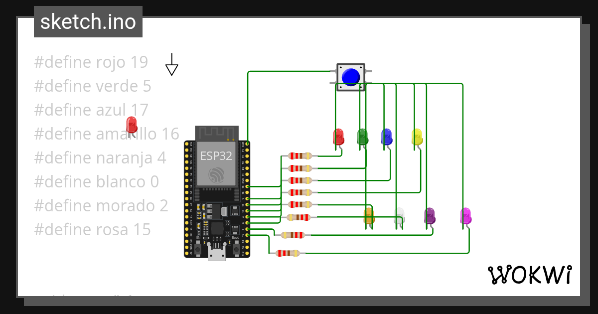 primera practica 2 - Wokwi ESP32, STM32, Arduino Simulator