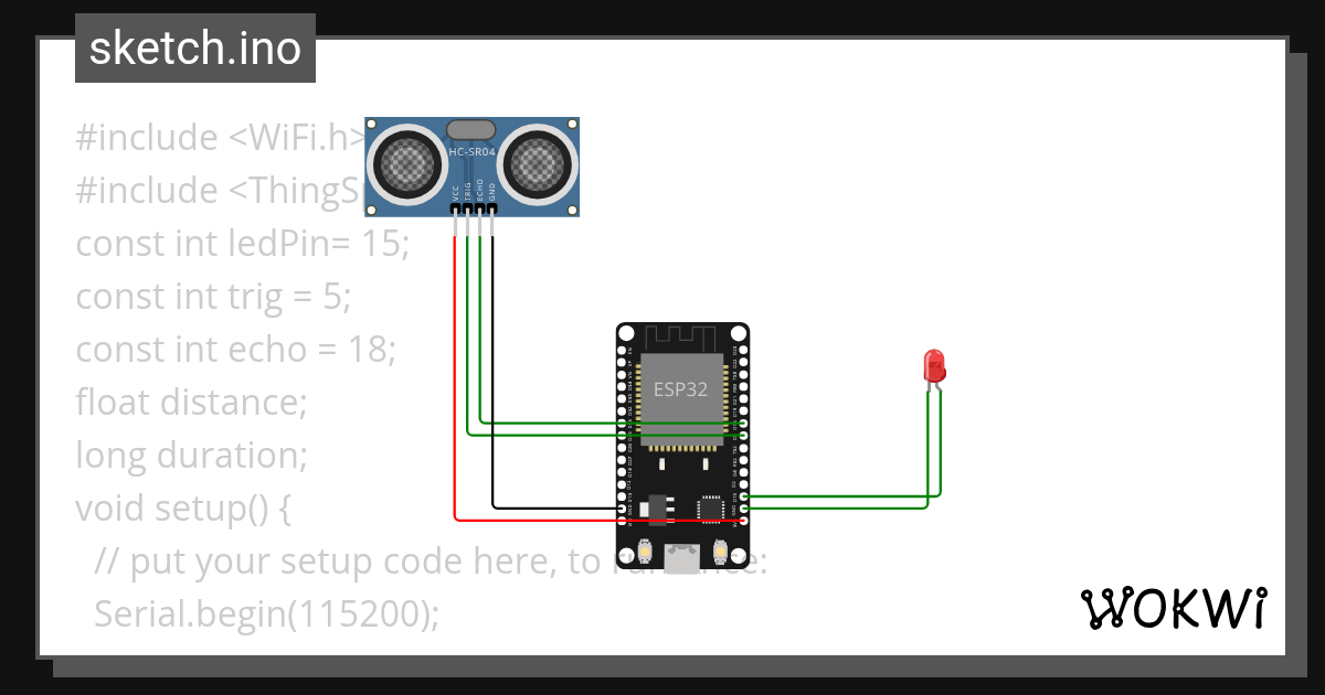 Street Light Project1 Wokwi Esp32 Stm32 Arduino Simulator 
