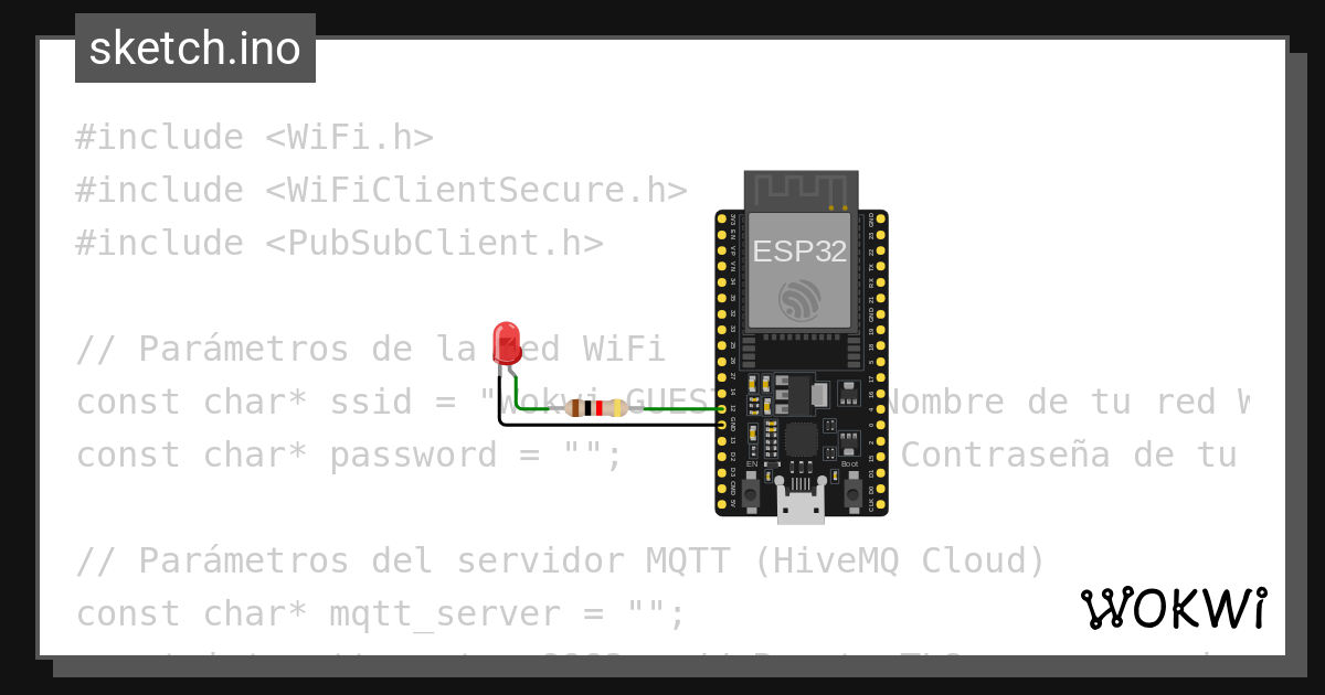 Iotledsencillo Wokwi Esp32 Stm32 Arduino Simulator 9511