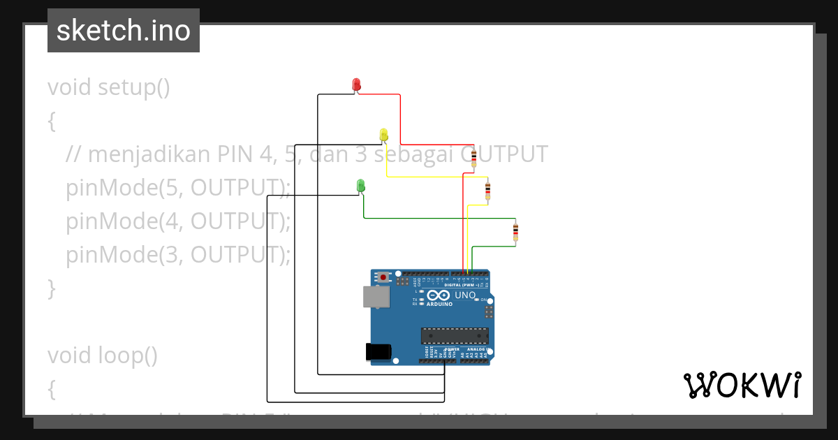 LALU LINTAS ANGGUN XII.11 - Wokwi ESP32, STM32, Arduino Simulator