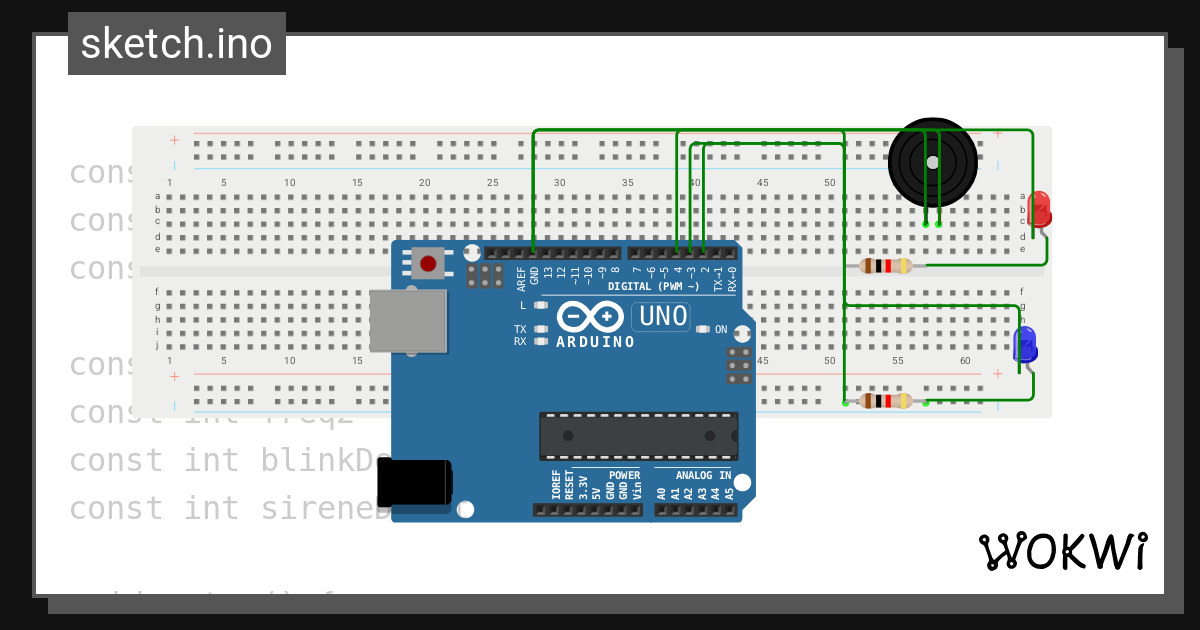 Sirine Ambulance By Abiyyu Dan Vila Wokwi Esp32 Stm32 Arduino Simulator 5855