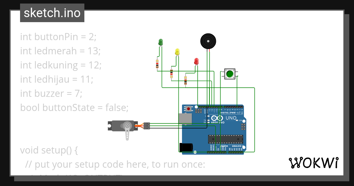 Lampu Merah Vbeta Wokwi Esp32 Stm32 Arduino Simulator 7127