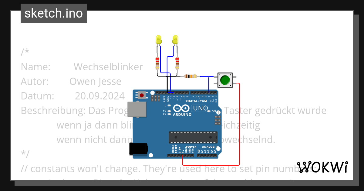 Blinker_Owen - Wokwi ESP32, STM32, Arduino Simulator