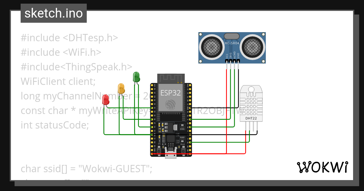 Task-8 - Wokwi ESP32, STM32, Arduino Simulator