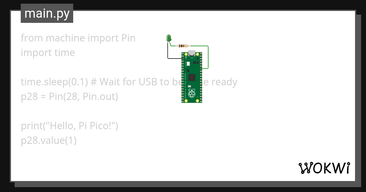 Led Pico Wokwi Esp32 Stm32 Arduino Simulator 