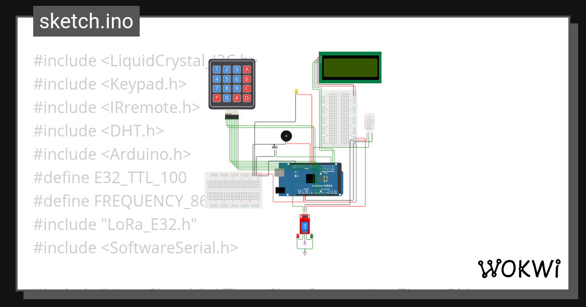 Timer Switch Control Proto minimized with E32 - Wokwi ESP32, STM32, Arduino Simulator