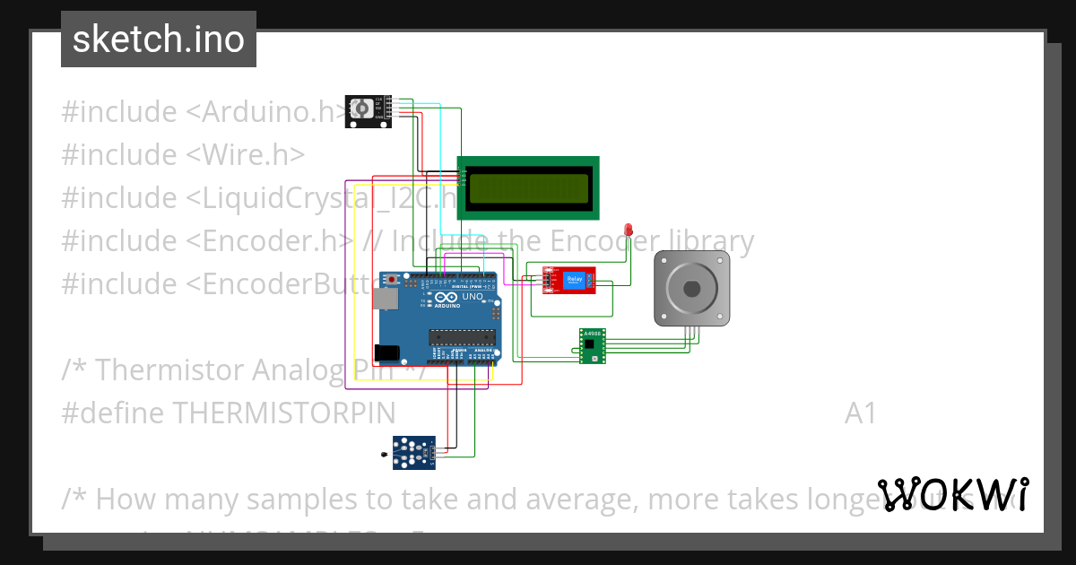 HI2C-rotary-relay - Wokwi ESP32, STM32, Arduino Simulator