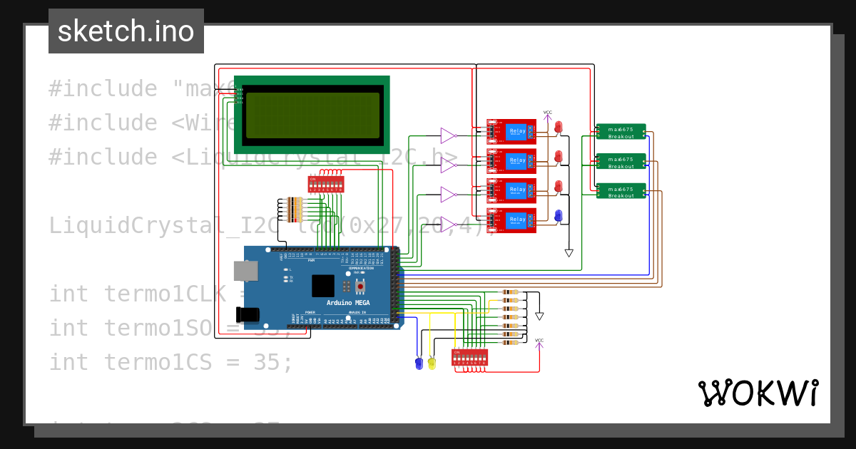 Ciclo Inyectora Grosso Wokwi Esp32 Stm32 Arduino Simulator 2538