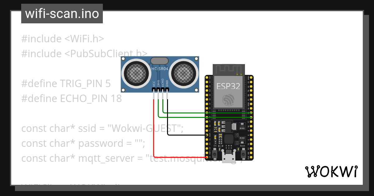 Distancia - Wokwi ESP32, STM32, Arduino Simulator