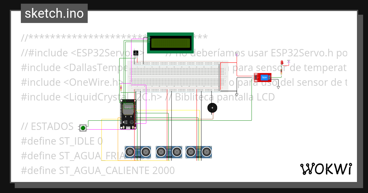 TP, Maquina de Refrigerios ModLu - Wokwi ESP32, STM32, Arduino Simulator