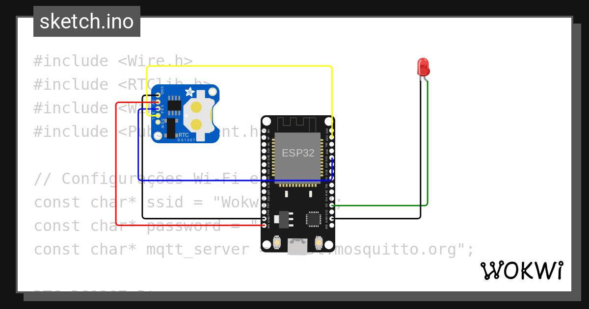 Teste Valentim Wokwi Esp32 Stm32 Arduino Simulator 0731