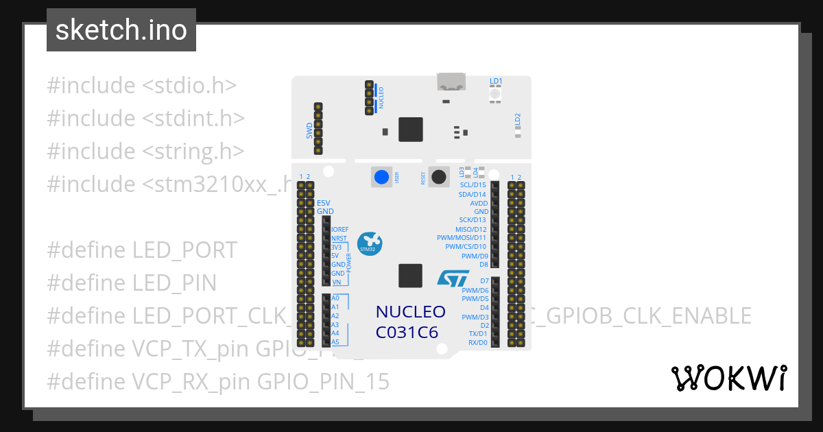 1234 - Wokwi ESP32, STM32, Arduino Simulator