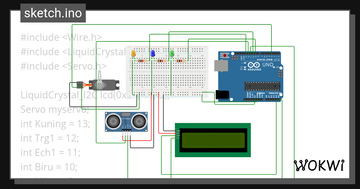 Prayata Simulasi 3 - Wokwi ESP32, STM32, Arduino Simulator