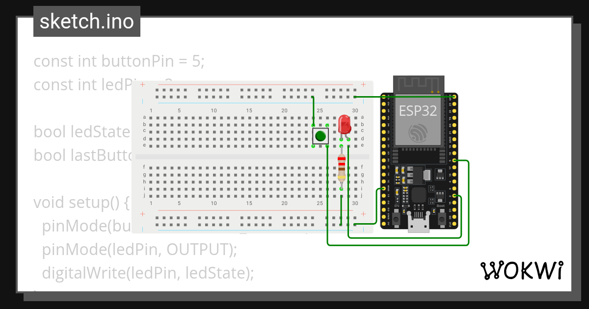CHALLENGE 1 - Wokwi ESP32, STM32, Arduino Simulator