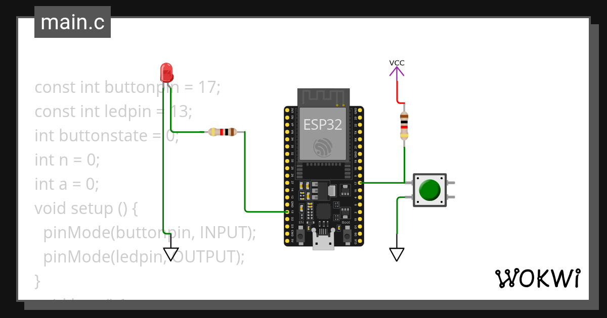 Bai Tap 4 Wokwi Esp32 Stm32 Arduino Simulator 
