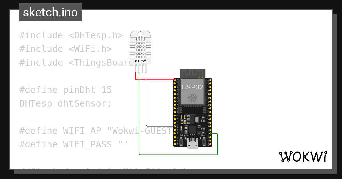 Thingsboard And Dht22 Wokwi Esp32 Stm32 Arduino Simulator 8301