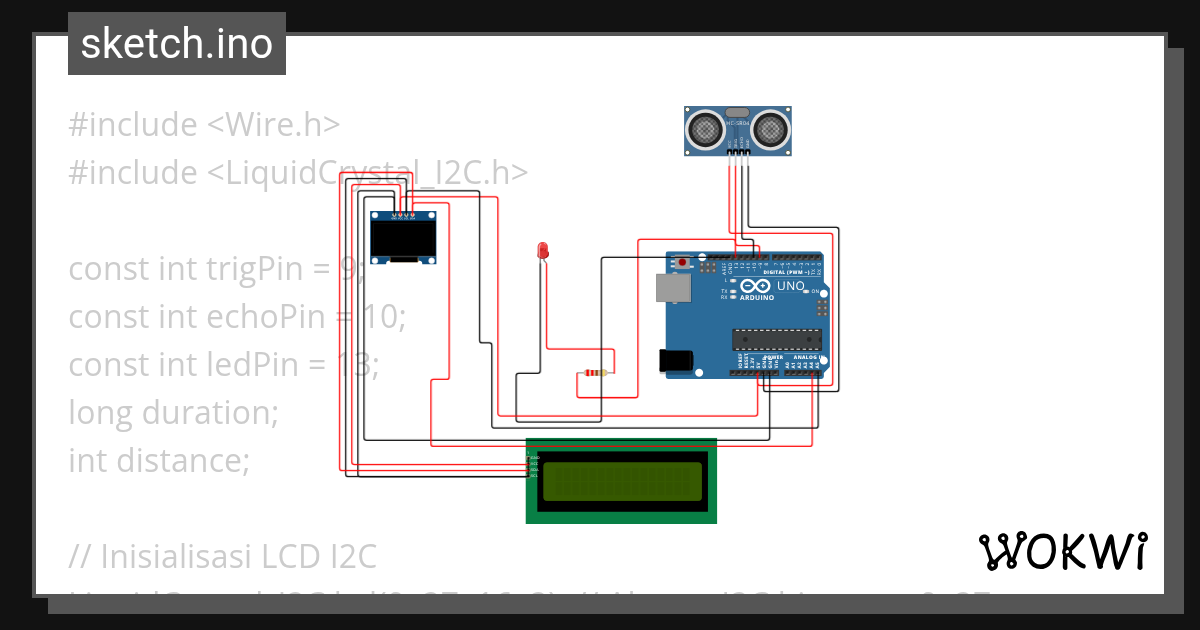 Radar Wokwi Esp32 Stm32 Arduino Simulator 
