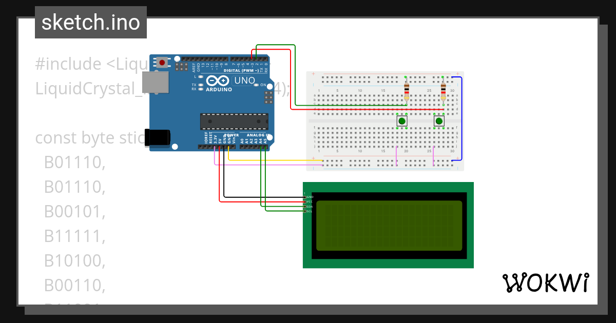 HillRun I2C Modified - Wokwi ESP32, STM32, Arduino Simulator