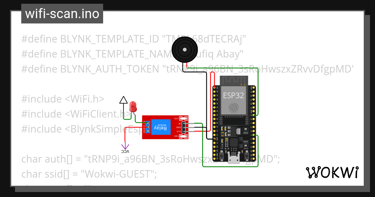 Taufiq Abay_531422100 - Wokwi ESP32, STM32, Arduino Simulator