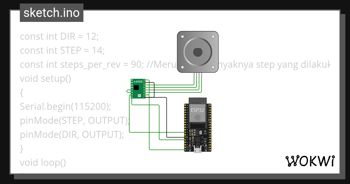 Alifah Tiara Larasati Motor Stepper Wokwi Esp32 Stm32 Arduino 7953