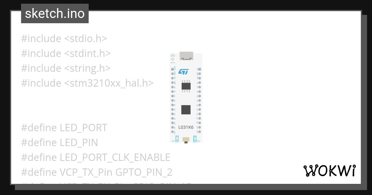 123 - Wokwi ESP32, STM32, Arduino Simulator