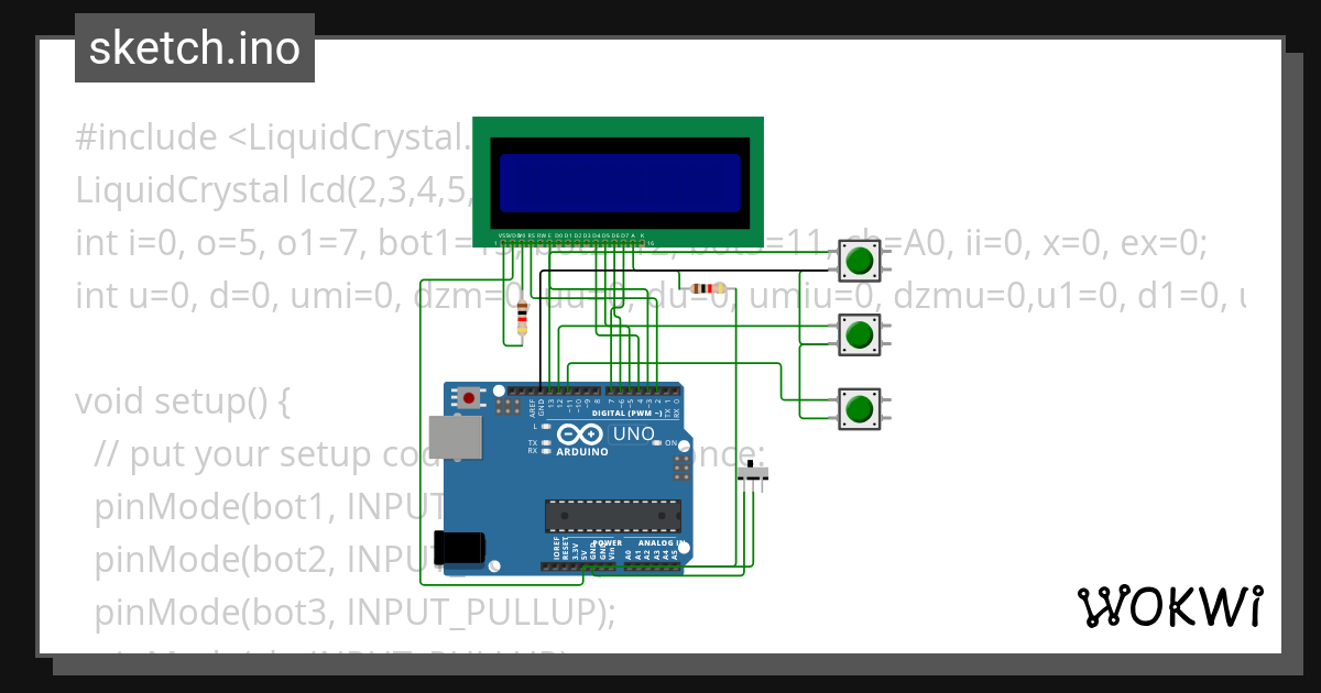 Digite a senha - Wokwi ESP32, STM32, Arduino Simulator