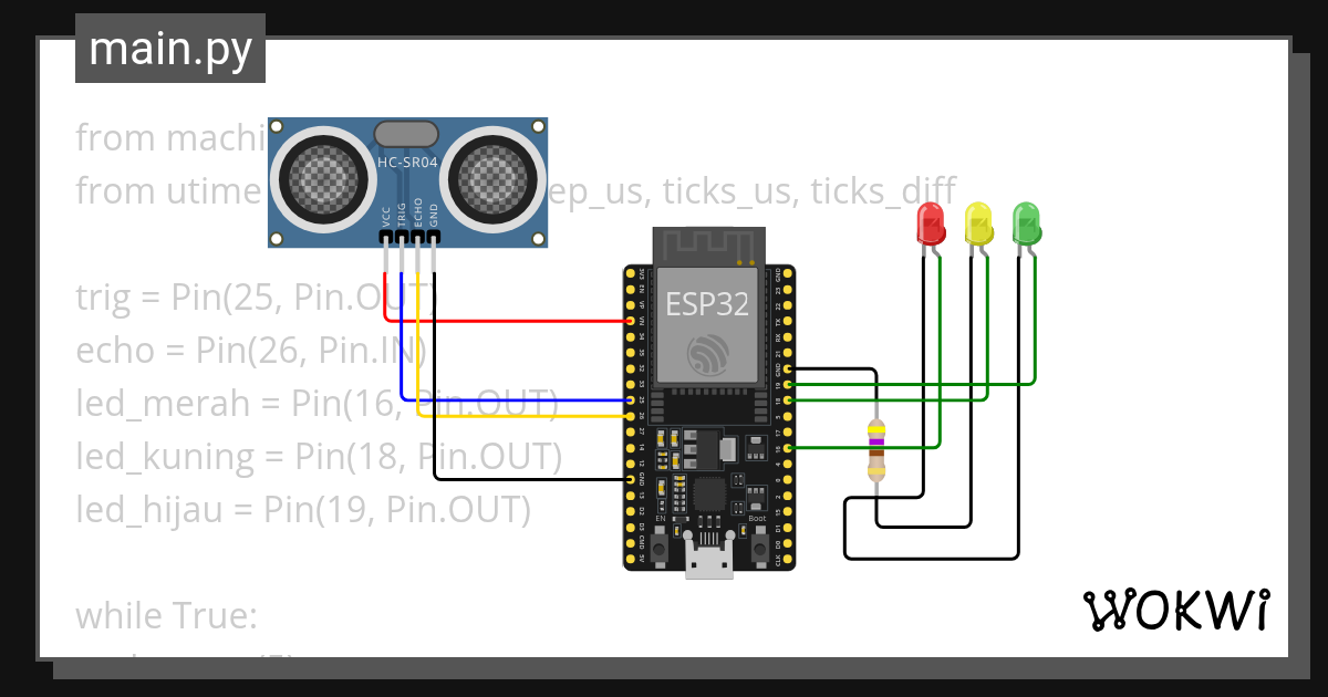 pratikum 3.5 - Wokwi ESP32, STM32, Arduino Simulator