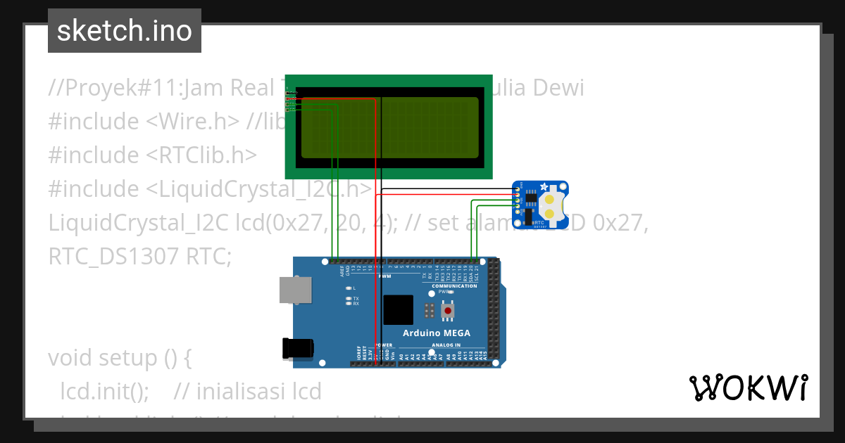 Projek11jamrealtimee Dwyudewi 04 Xiib Wokwi Esp32 Stm32 Arduino Simulator 