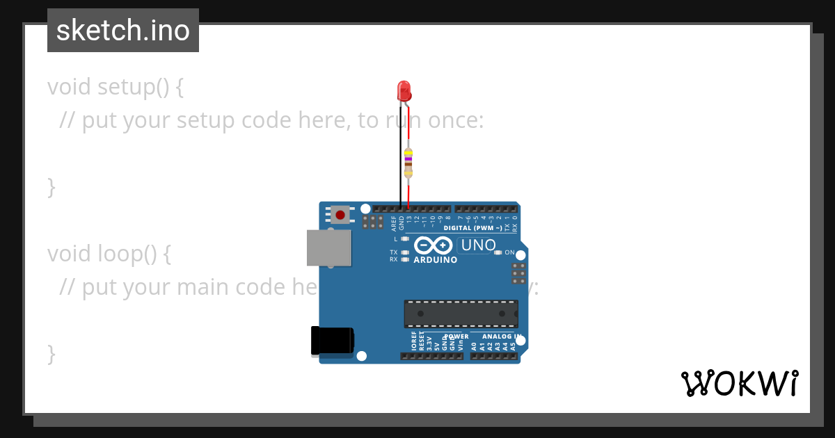 LED1 - Wokwi ESP32, STM32, Arduino Simulator LED1 - Wokwi ESP32, STM32, Arduino Simulator