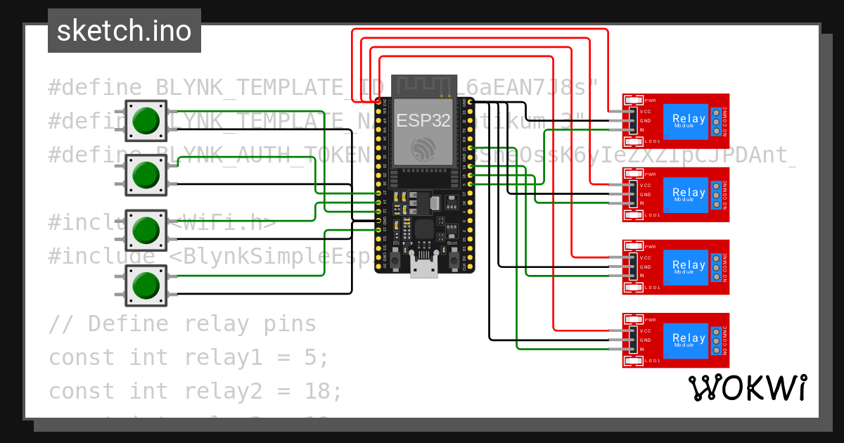 Pratikum 3 Latihan Wokwi Esp32 Stm32 Arduino Simulator 3241