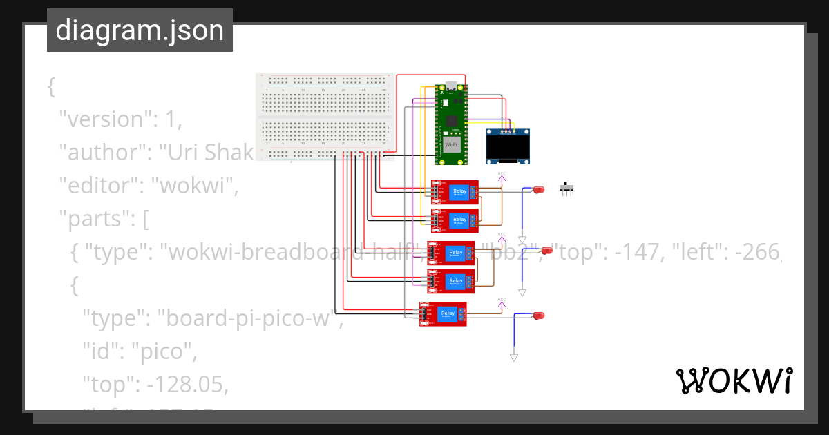 Pico Power Control - Wokwi ESP32, STM32, Arduino Simulator