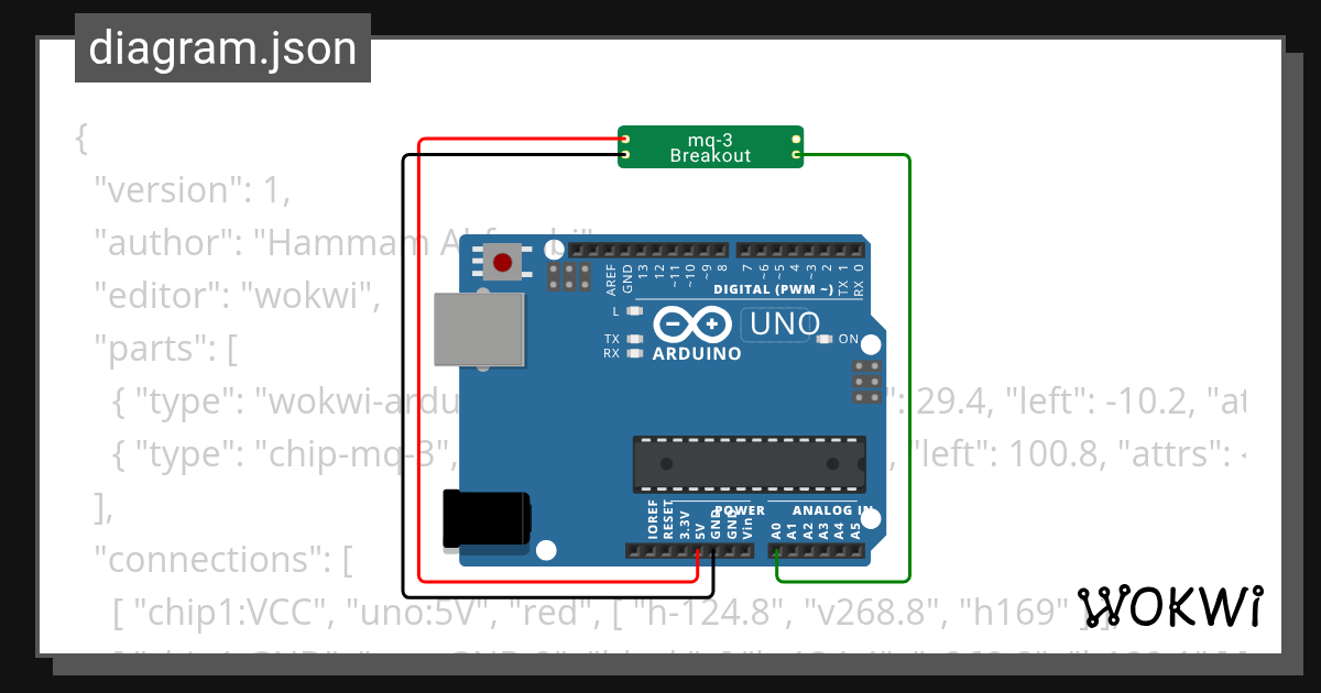 arduino mq-3 - Wokwi ESP32, STM32, Arduino Simulator