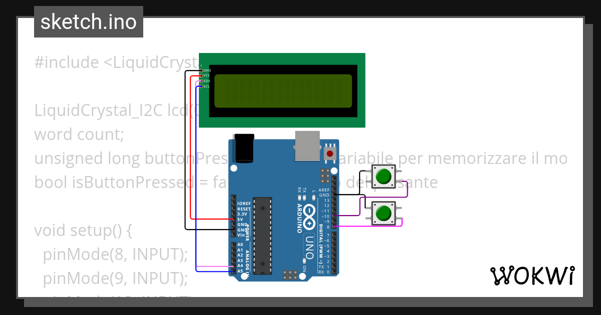 counter - Wokwi ESP32, STM32, Arduino Simulator