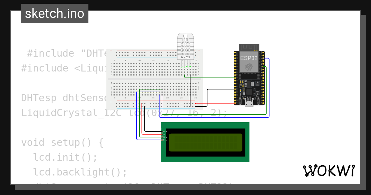 Ex Dht22 Wokwi Esp32 Stm32 Arduino Simulator 2345