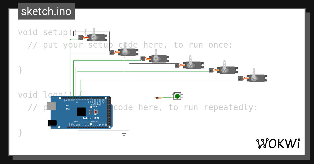 Brazo Robot Ajedrecista Wokwi Esp32 Stm32 Arduino Simulator