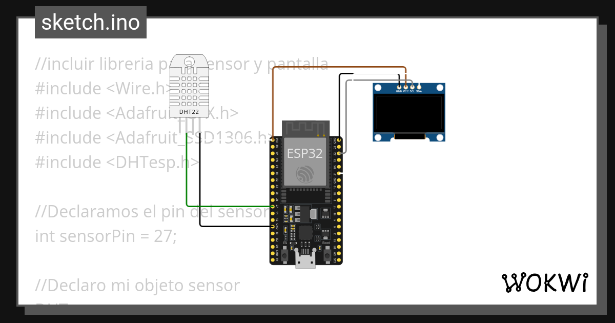 Oled Temp Wokwi Esp32 Stm32 Arduino Simulator