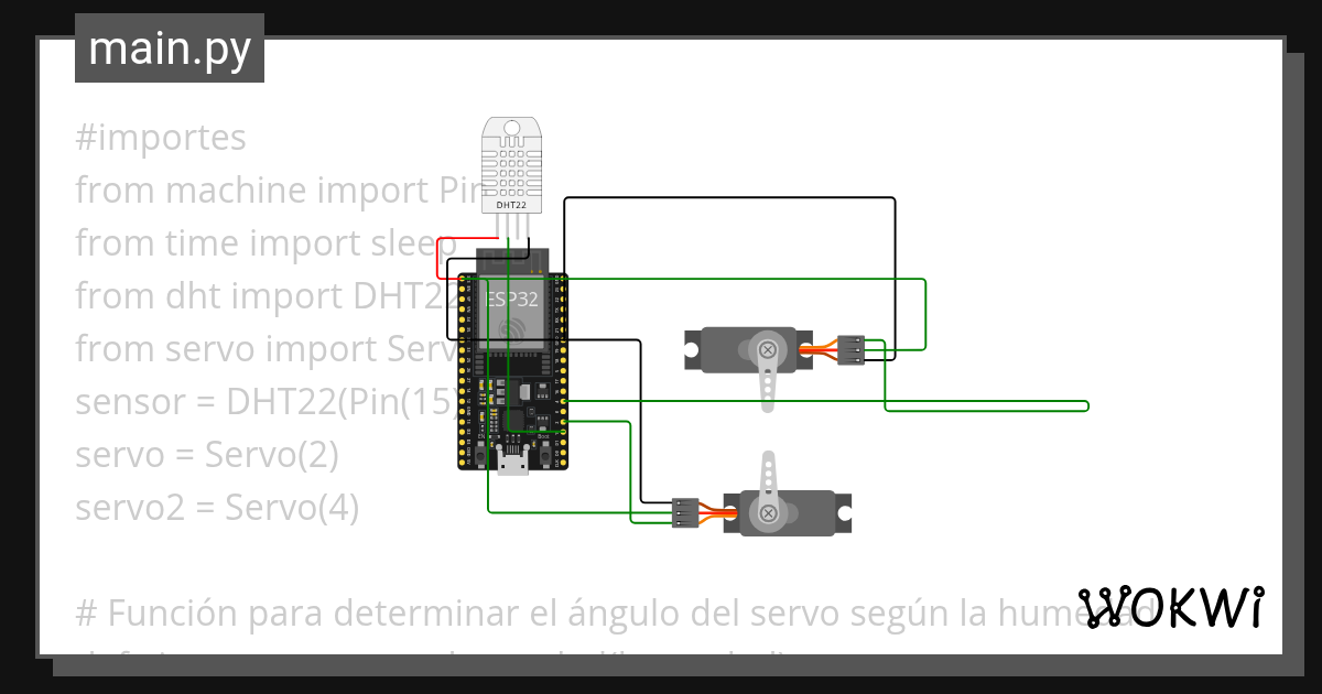 TAREA SERVOMOTORES - Wokwi ESP32, STM32, Arduino Simulator