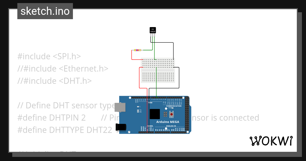 Temp Sensor Wokwi Esp32 Stm32 Arduino Simulator 6006