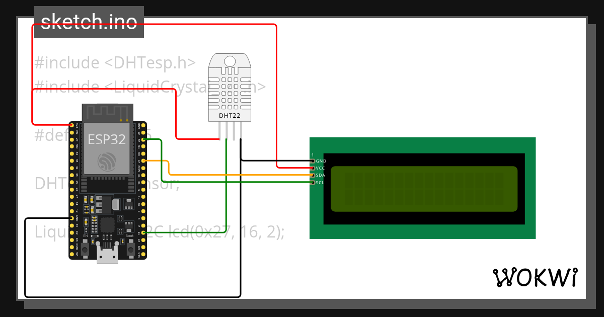 sensor temperatura - Wokwi ESP32, STM32, Arduino Simulator