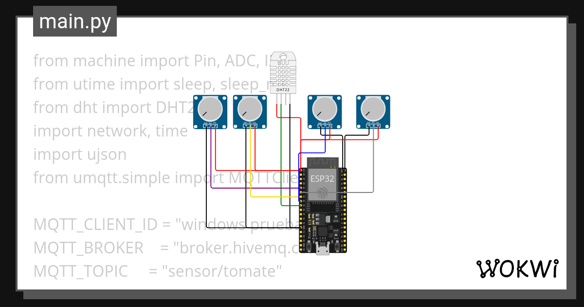 Boceto Idea Tomate Wokwi Esp32 Stm32 Arduino Simulator 6335