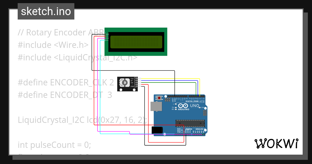 Rotary Encoder Dengan Lcd Copy Wokwi Esp32 Stm32 Arduino Simulator 1662